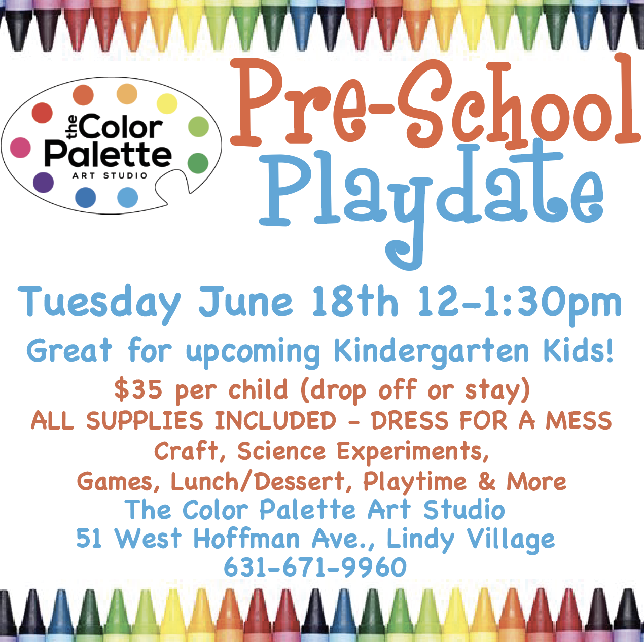 Pre-school Playdate - The Color Palette