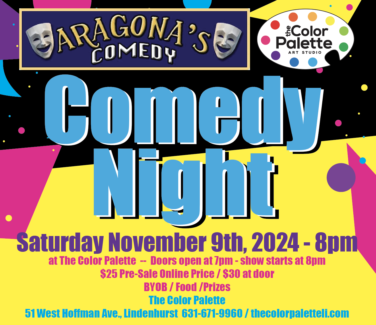 Comedy Night at The Color Palette 11/9 - The Color Palette
