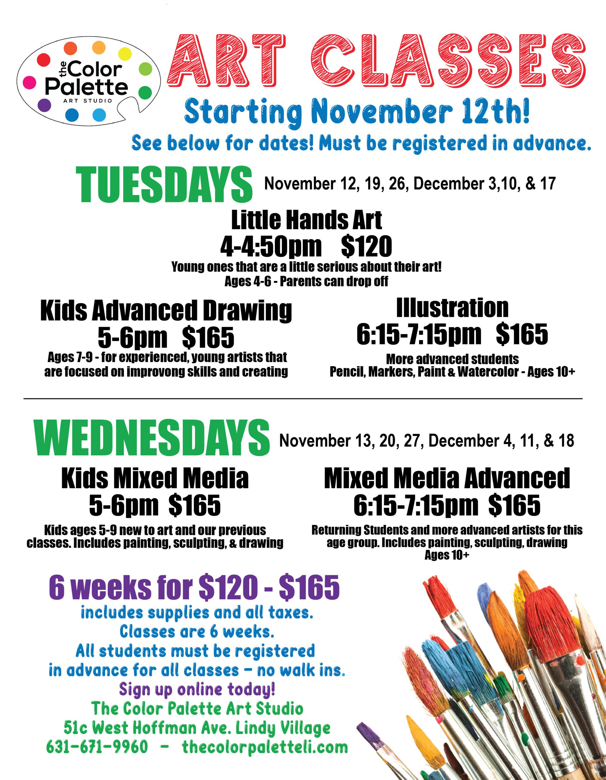 Art Classes - The Color Palette