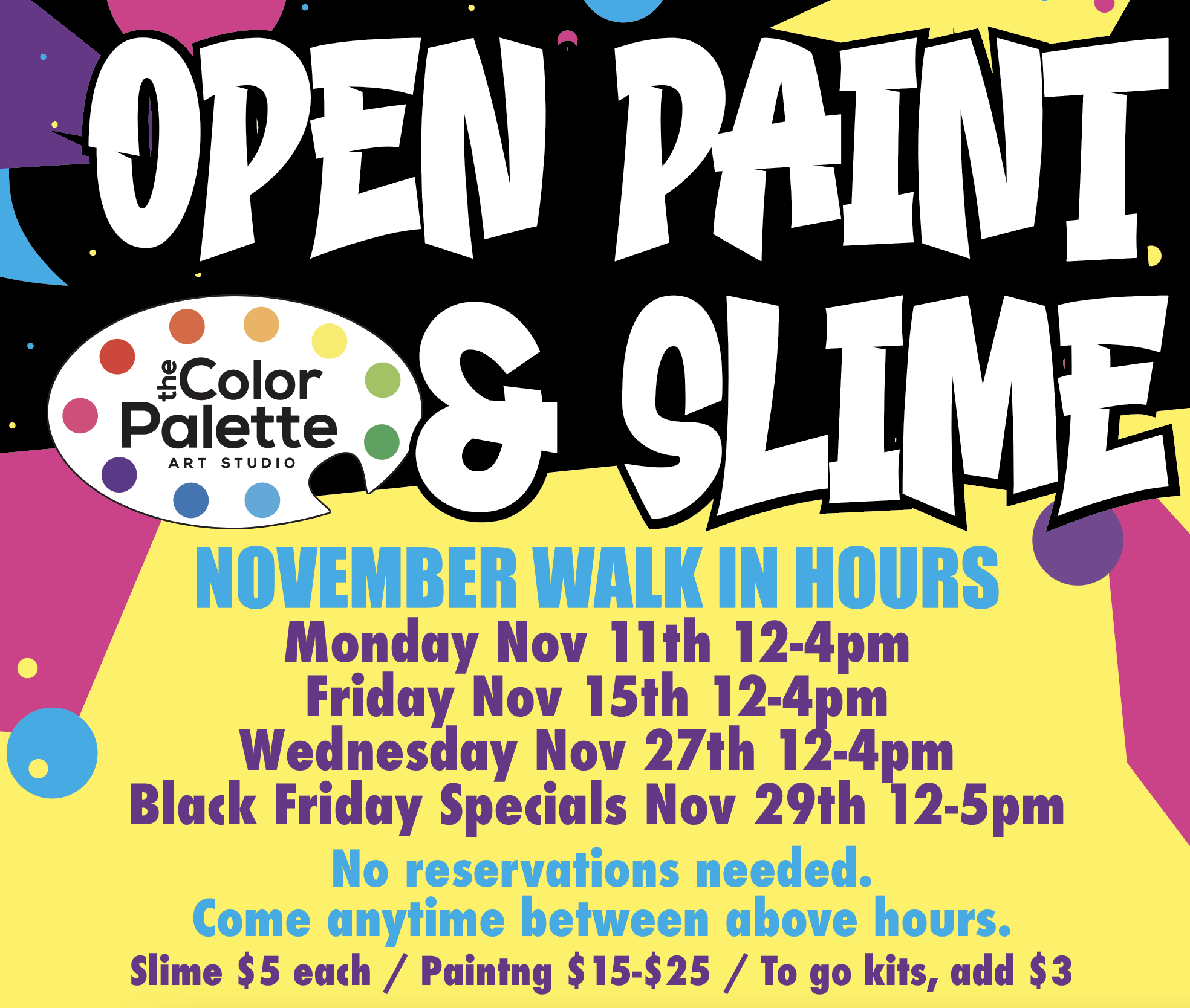 Open Paint & Slime - The Color Palette