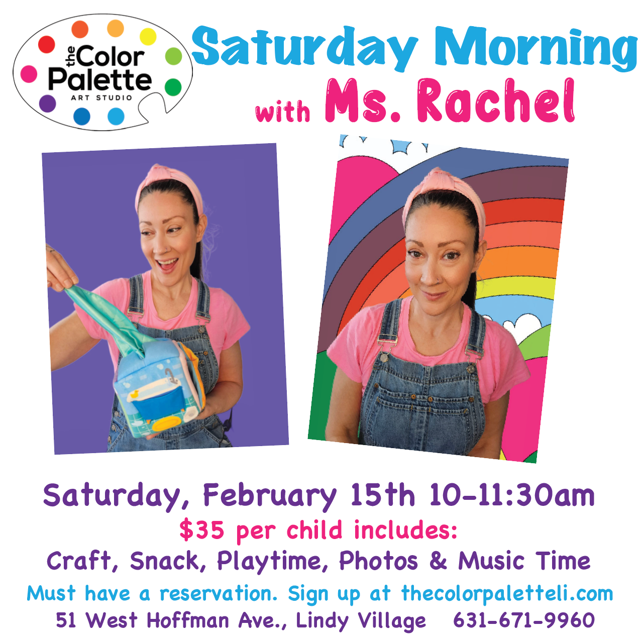 Saturday Morning with Ms. Rachel - The Color Palette